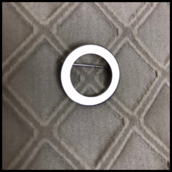 unknown | Jewelry | Vintage Classic 78 Sterling Circle Pin | Poshmark